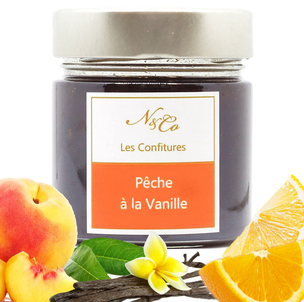 Confiture de Pêche à la Vanille - Nourit&Co